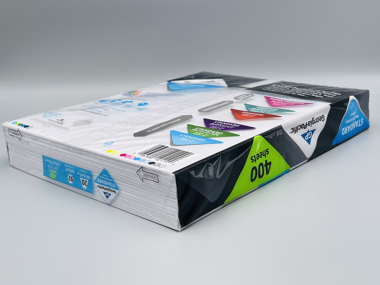 GEORGIA-PACIFIC COPY PRINTING PAPER LETTER 8.5 BRIGHT WHITE 400 Sheets ...