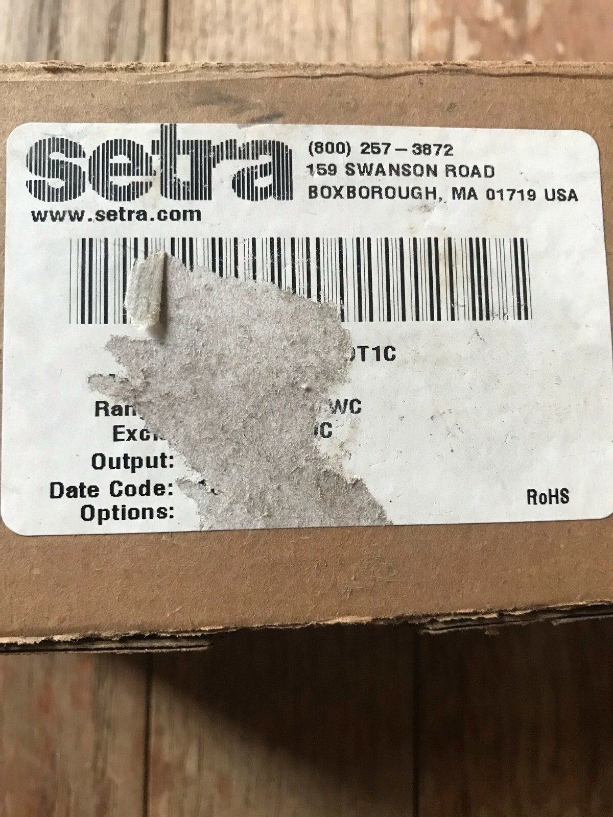 SETRA MODEL 264 DIFFERENTIAL PRESSURE TRANSDUCER | eBay