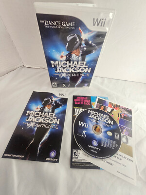 Wii Michael Jackson The Experience Game with book - Disc is Great! US ...