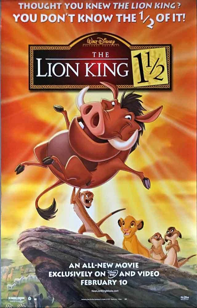 The Lion King 2 Movie Poster