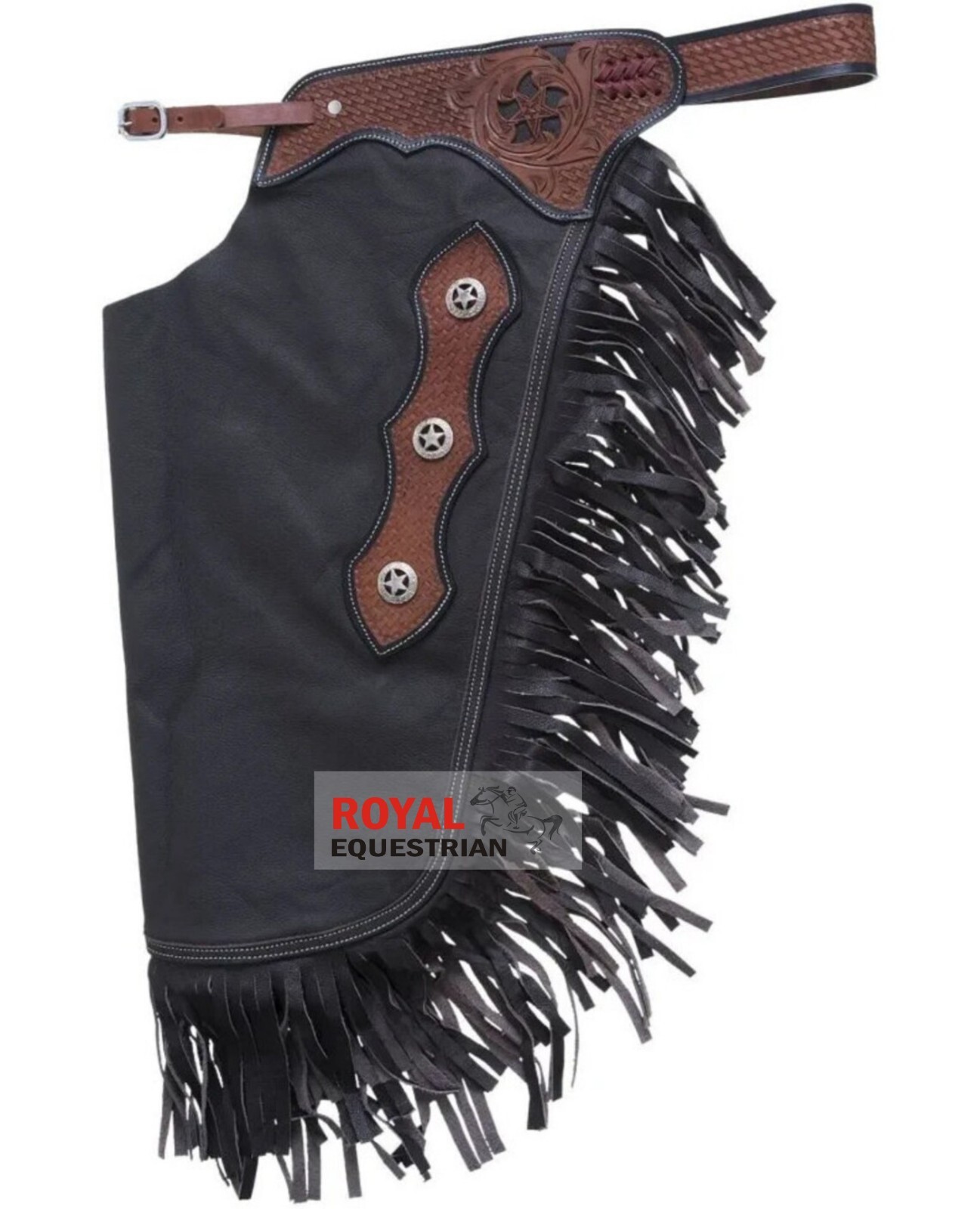Custom Made Cow Leather Western Chinks / Chaps Soft Quality Bull Trail ...