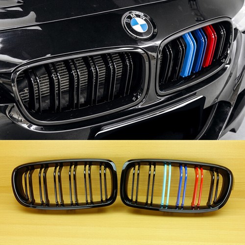 / M-color M3 Style Piano Black Front Grille For 2012-2018 BMW 3-Series ...