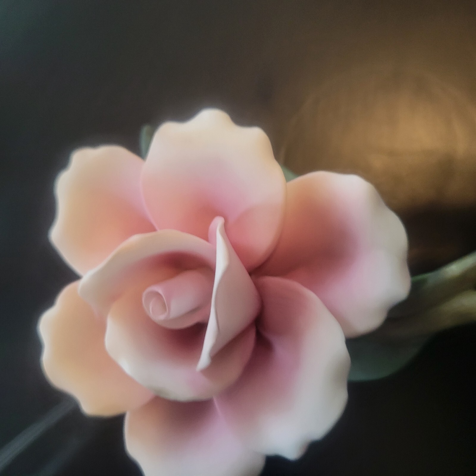 Vintage Lefton Porcelain Rose Flower Sculpture Figurine 4.5" | eBay