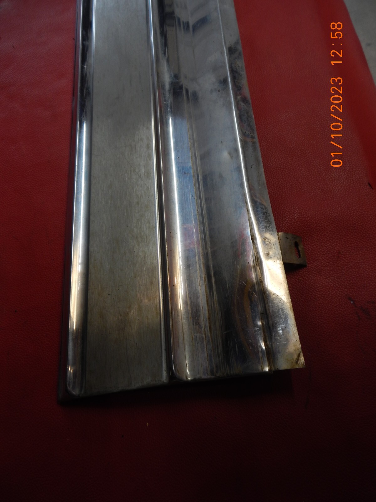 64 1964 Cadillac Eldorado Passenger Lower 1/4 Panel Rocker Moulding ...