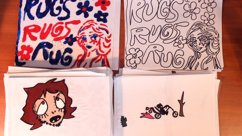 Rug Salesman Animation Cels | eBay