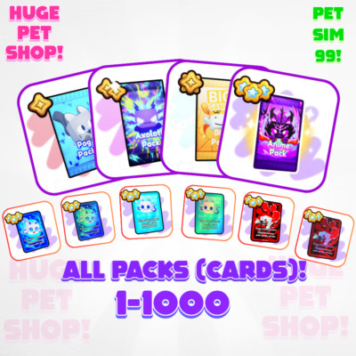 PS99 Cards & Packs ! - Pet Simulator 99 - PS99 - CHEAP & Fast Delivery ...