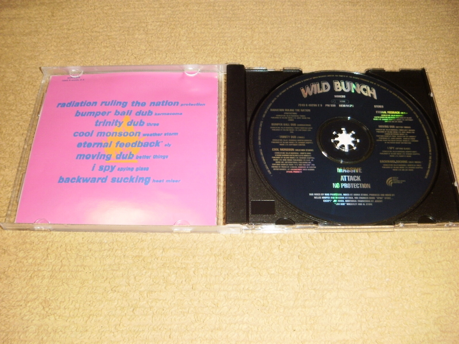 MASSIVE ATTACK V MAD PROFESSOR No Protection CD as NEW music 8 Track ...