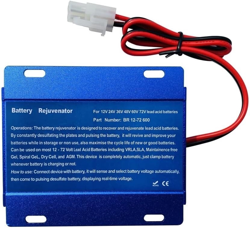 Battery Desulfator & Regenerator - Restores & Extends Life of 12V 24V ...