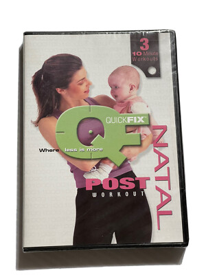 QuickFix - Post-Natal Workout (DVD, 2003) exercise health postpartum ...