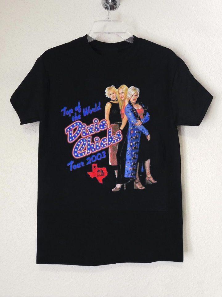 Dixie Chicks Band 2003 Cotton Gift For Fan Black S-2345XL Unisex T ...