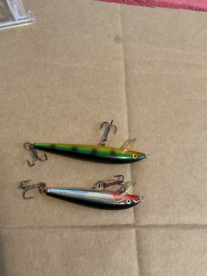 2 original Floating Rapala Lures F-7 Vampire & F-9 Perch | eBay