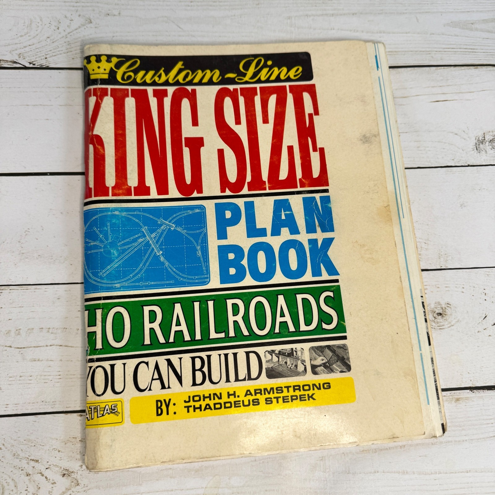 Atlas HO Railroads You Can Build Plan Book 1966 King Size Armstrong ...