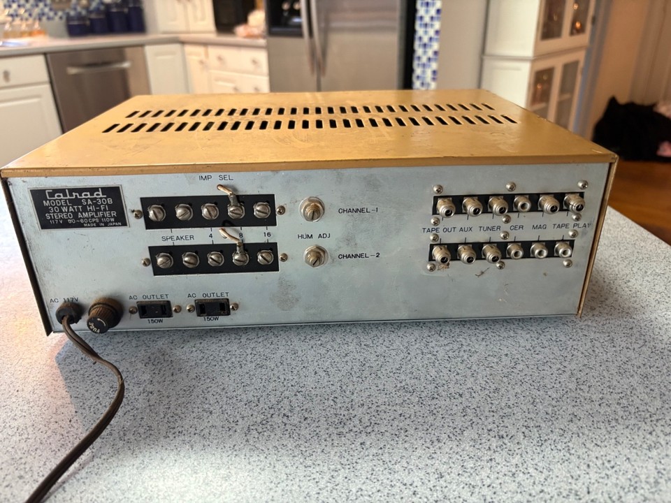 Calrad SA-30B Tube Amp/Pre Amp Vintage Tube High-End Audio | eBay