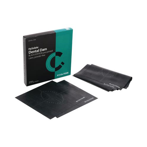 Coltene 60031353 HySolate Latex Dental Dam Black Heavy 152x152 36Pk EXP ...