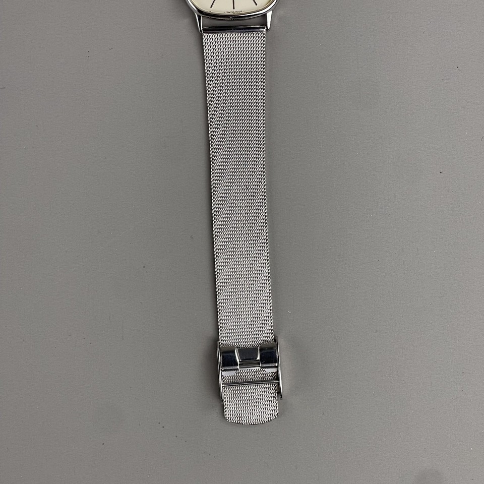 OMEGA De Ville Vintage Mens Watch 30mm Silver SS Band 1910131 Cal.1365 ...