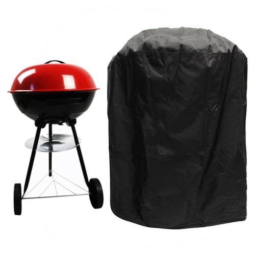 BBQ Round Grill Cover Barbecue Waterproof Outdoor Heavy Duty UV ...