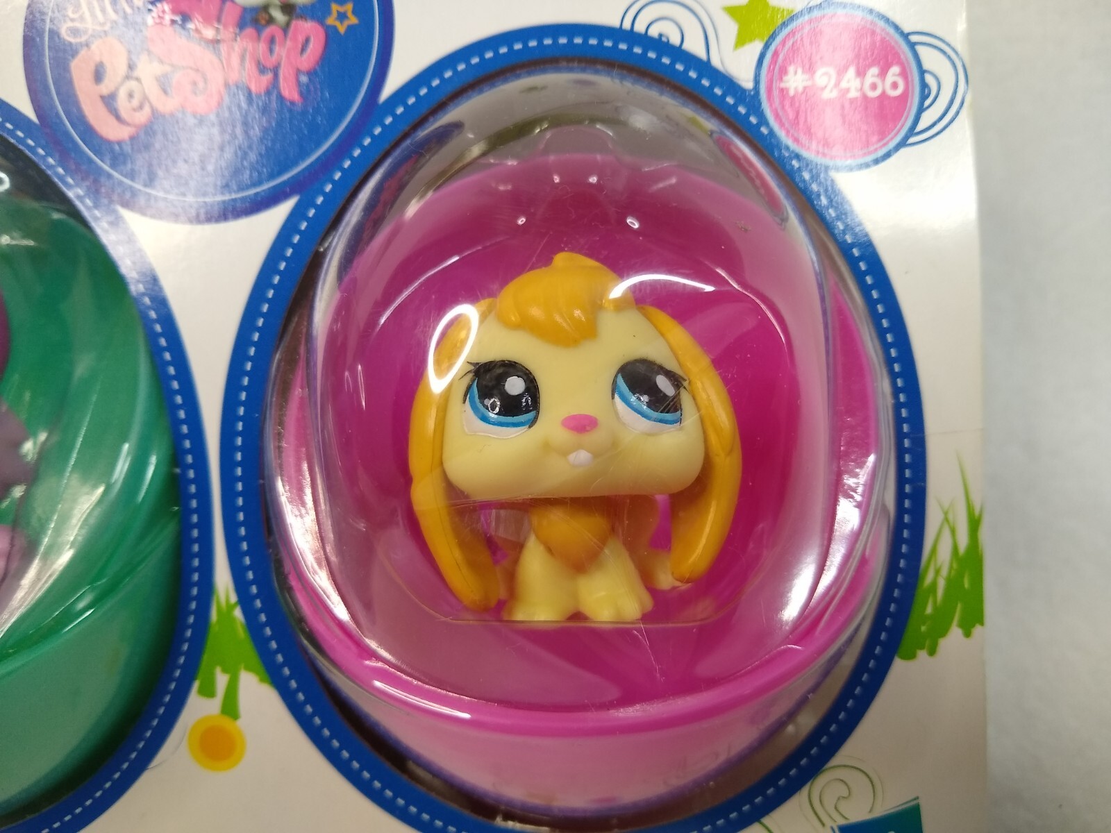Hasbro Littlest Pet Shop #2465 Kitten Cat #2466 Rabbit Easter Eggs LPS ...