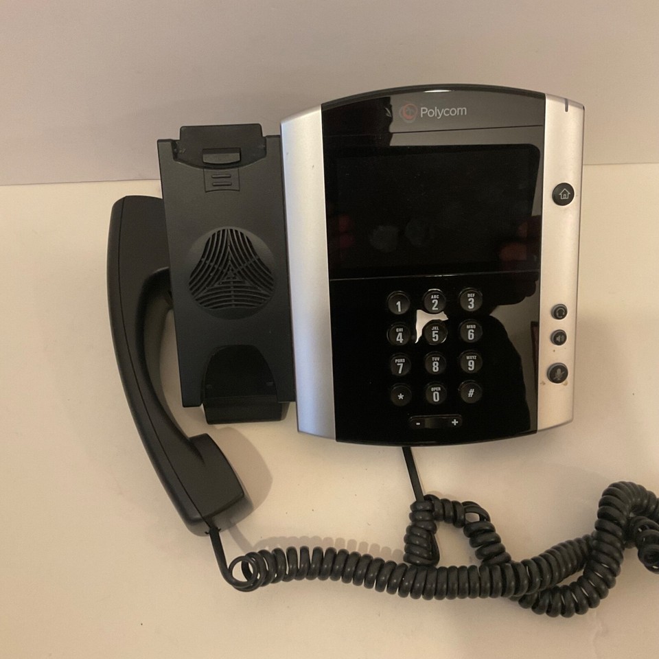 Polycom VVX 600 Touchscreen Office IP Phone 2201-48600-001 Not Tested ...