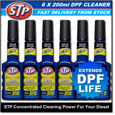 6x STP Diesel Particulate Filter Cleaner Unclogs Blocked DPF Fuel ...