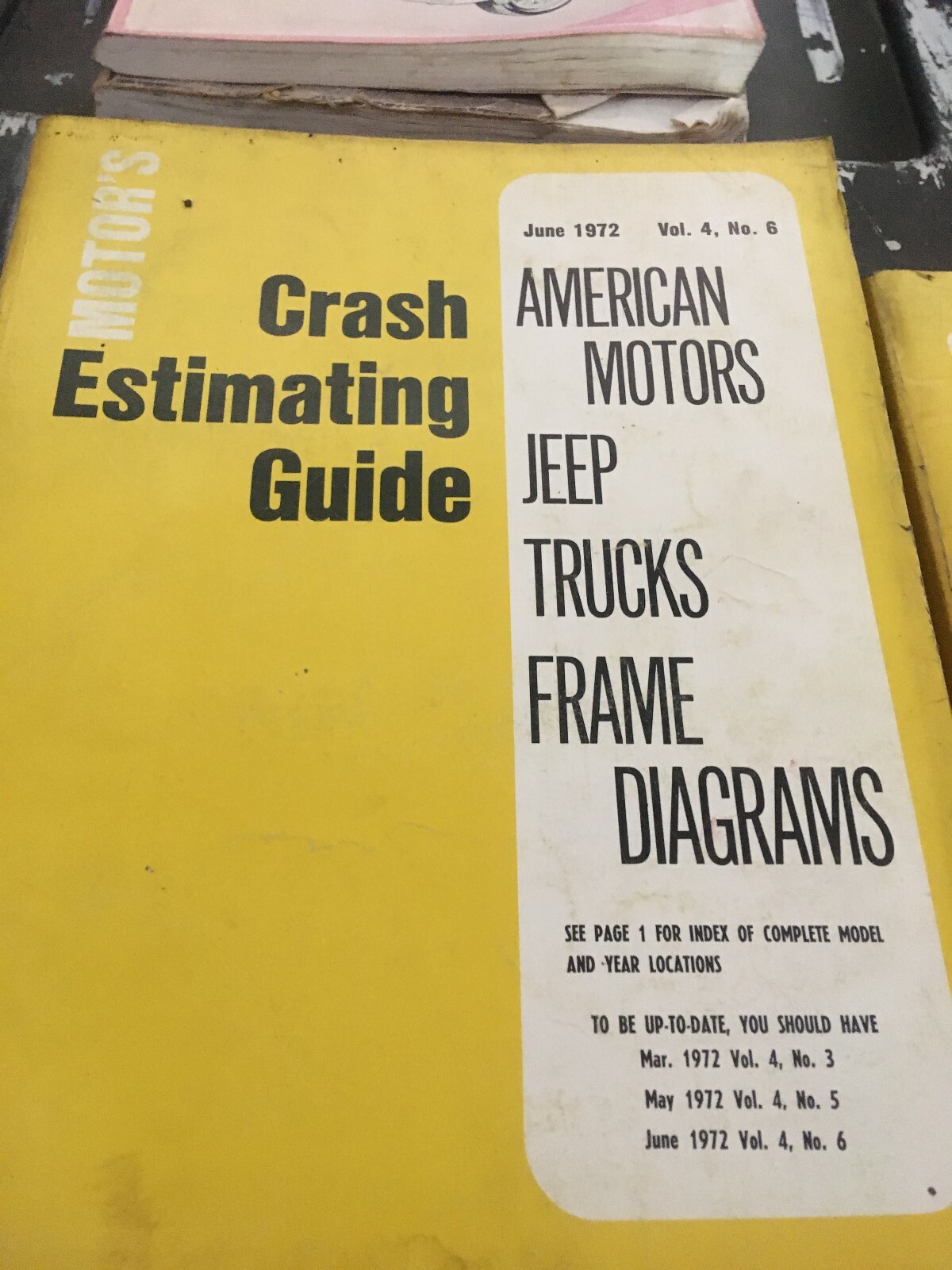 Motor's Crash Estimating Guide 1972 Amc Jeep Trucks | eBay