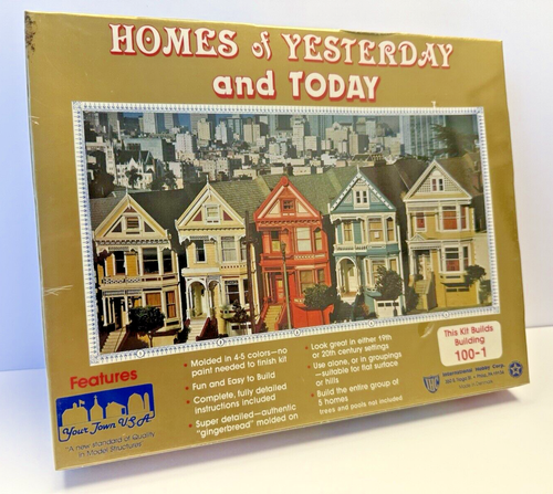 IHC Homes of Yesterday & Today HO Scale Model Building Kit 100-1 New ...