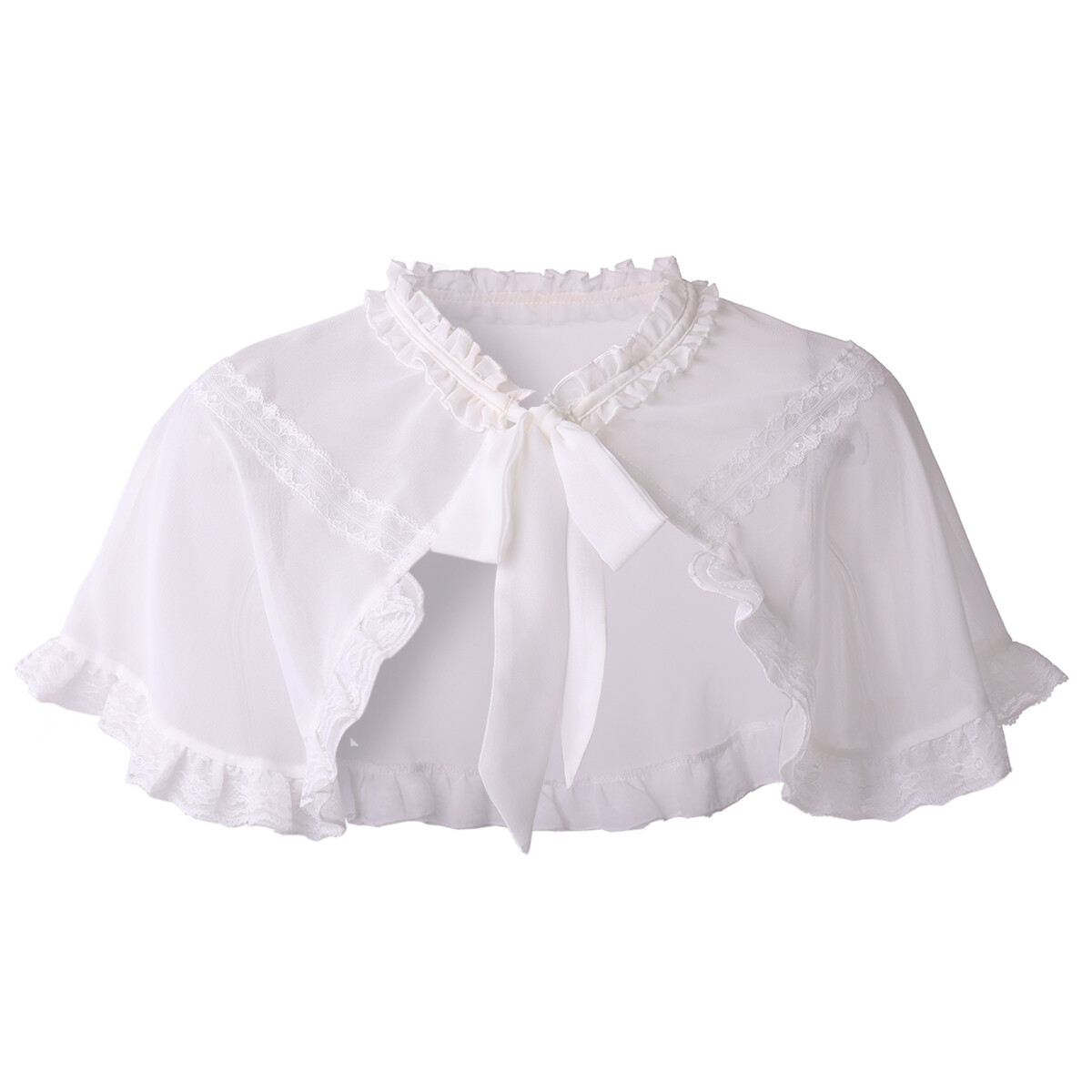 Lolita Girls Mini Cape JSK Dress for Summer Dress Chiffon Cape Black | eBay