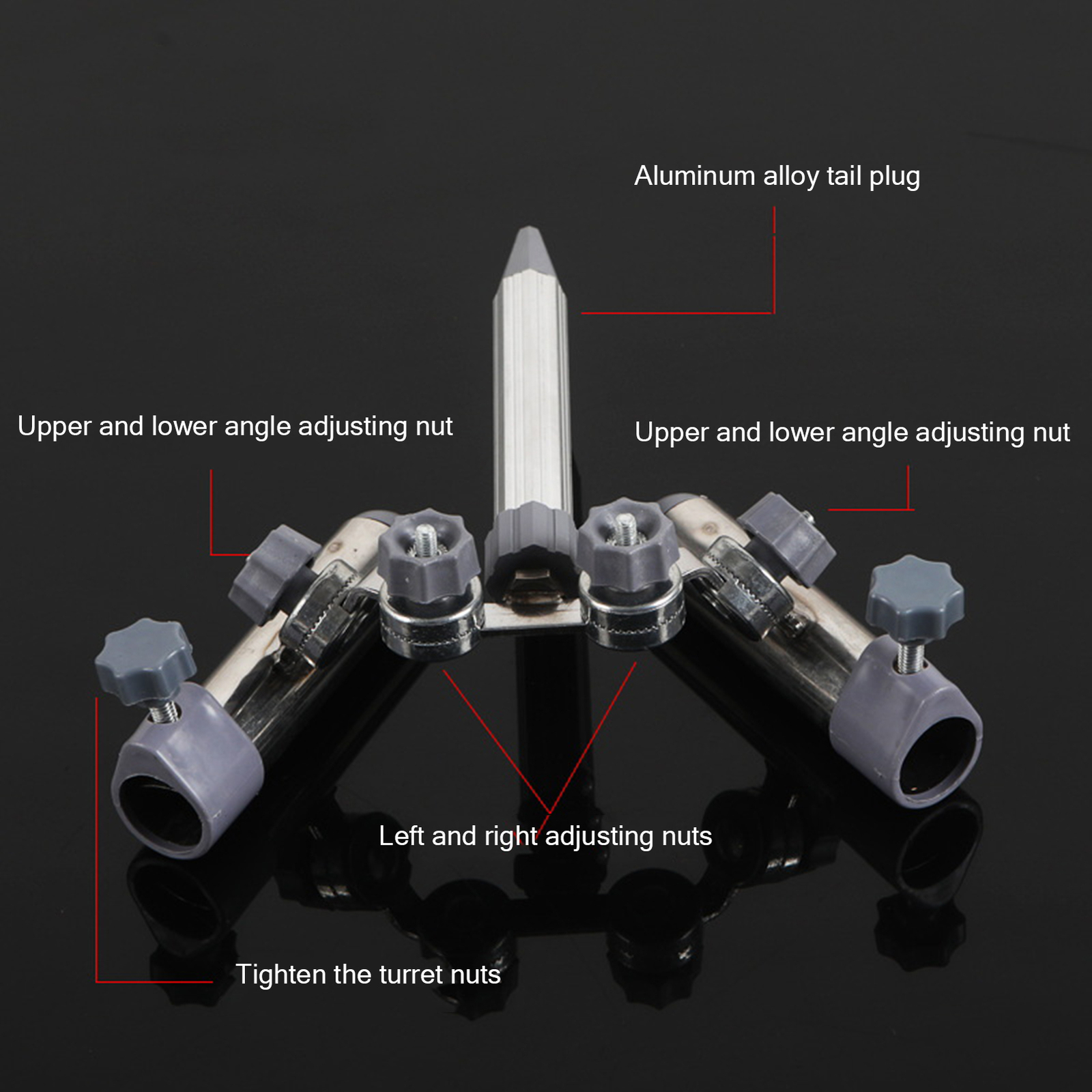 Fishing Rod Holder Stable Fixation 2 Slots Fishing Box Mounting Lure ...