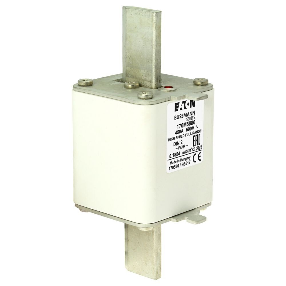 170M5886 450A AC 690V gR DIN 2 Bussmann high speed square body Fuse | eBay