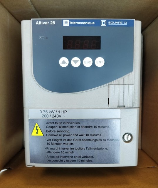 Schneider Regulator Speed Inverter Atv28 0.75kw 240v ATV28HU18M2 for ...