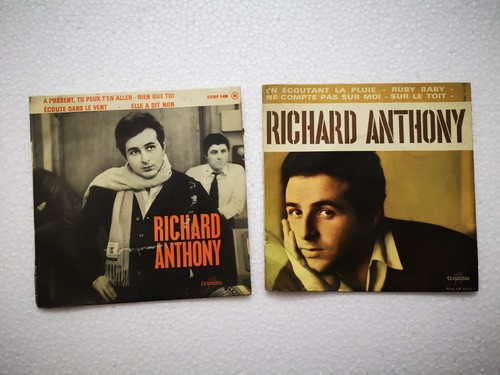 Lot of 2 Richard Anthony France Columbia ESRF1391/1498 60's EP | eBay