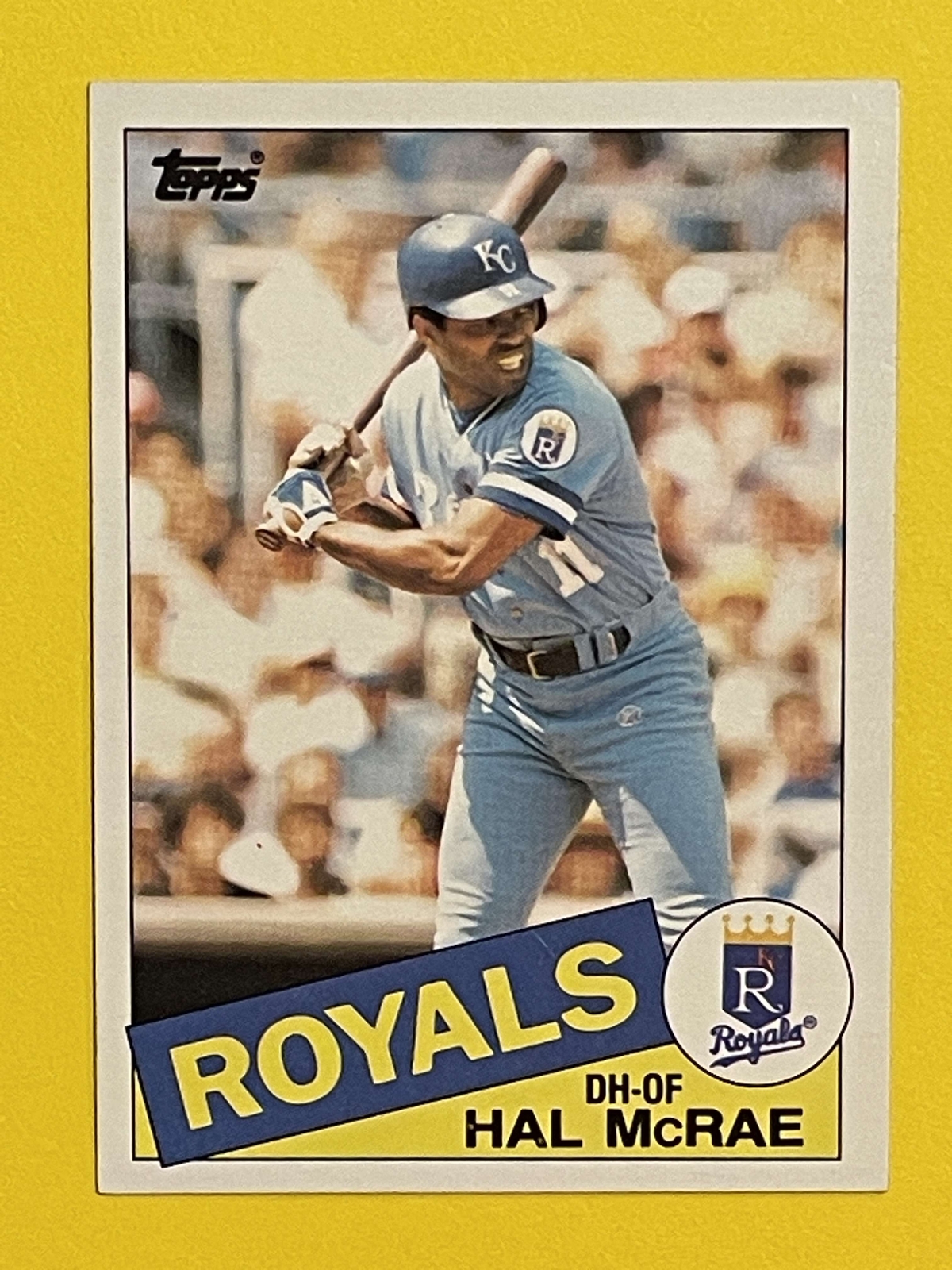 Hal McRae 1985 Topps Base #773 Kansas City Royals | eBay