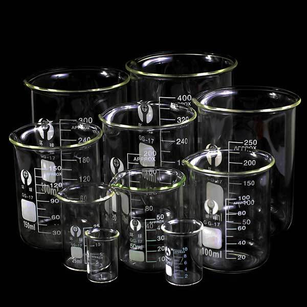 5ml-3000ml Laboratory Borosilicate Glass Beaker Hi Chemistry stability ...