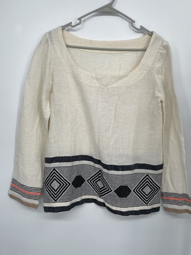 Lemlem Blouse Long Sleeve Top Size Small | eBay