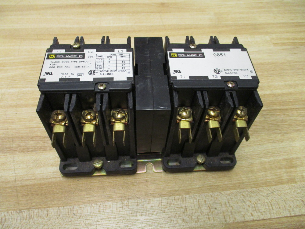 Square D Hoist Contactor Series B 600v Class 8965 Dpr33 for sale online ...