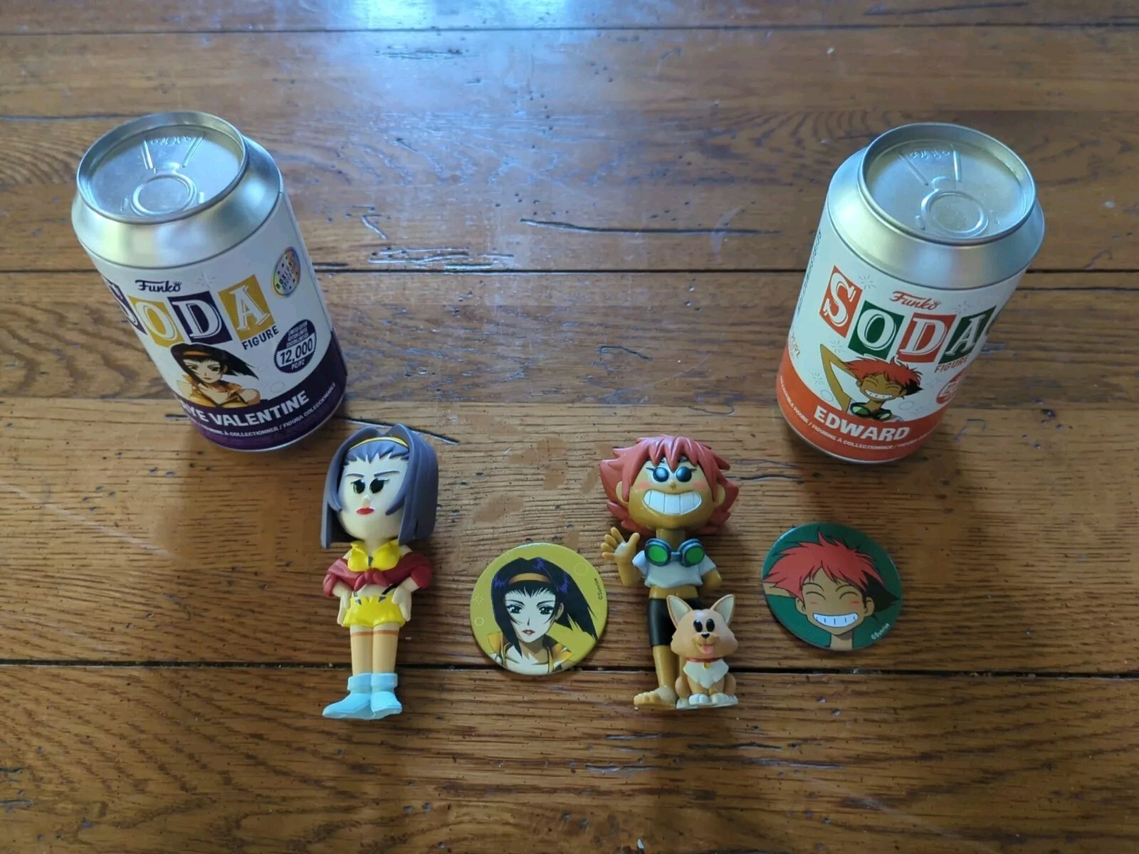 Cowboy Bebop Funko Soda Faye & Ed Chase Figures! 1/2000 | eBay