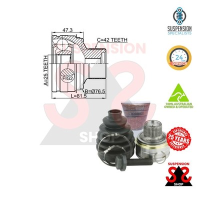 Front Axle Cv Joint Kit, Drive Shaft Suit PORSCHE Macan 3.0 GTS ...