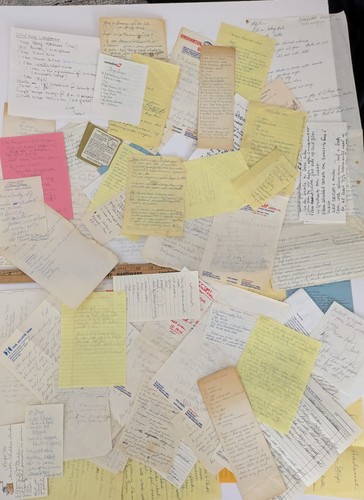 Vintage Hand Written Recipes Over 80 Food Desserts Entrees Meal Kitchen ...