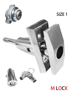 Lot of 3 Vending T Handle + Pop up Tubular Lock replacement +slam nut ...