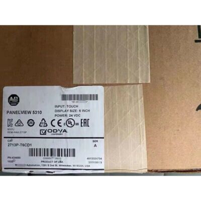 Allen Bradley 2713P-T6CD1 2713PT6CD1 Panelview 5310 6” Graphic Terminal ...