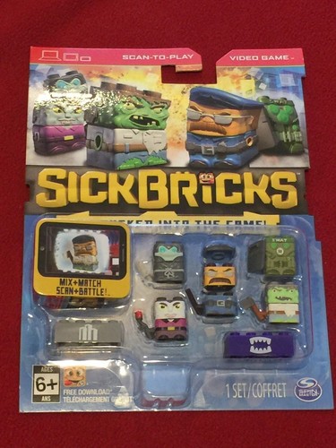 Sick Bricks 5 Video Game Figures Monsters Scan-To-Play Video Game NEW ...
