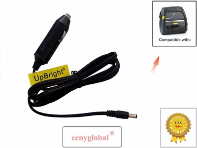 Car DC Adapter For Zebra ZQ510 ZQ500 ZQ520 ZQ52 QN4 QN3 Mobile Printer ...
