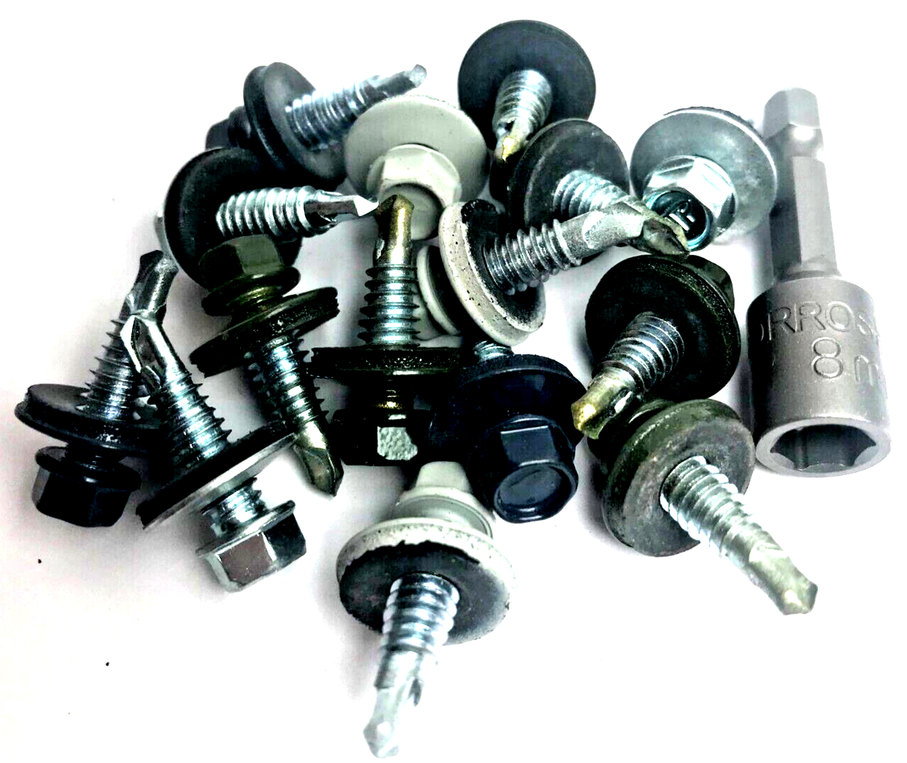 22MM STITCHER TEK SCREWS - ROOF BOLTS FIX ROOFING SHEET METAL TOGETHER ...