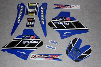 YAMAHA TTR 250 2000-2012 RETRO MX GRAPHICS KIT STICKER KIT STICKERS ...