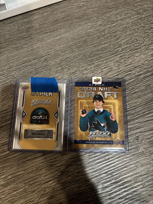 2024-25 Upper Deck MVP GOLD #1 Pick Macklin Celebrini RC Rookie Card DP ...