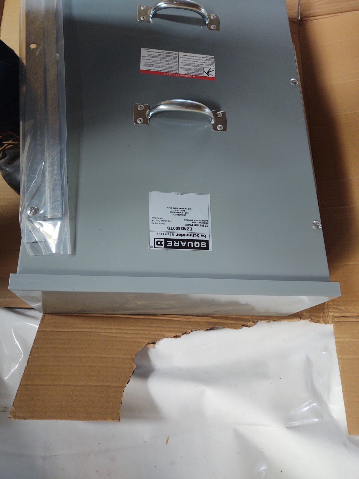 SQUARE D # EZM3600TB / EZ METER PAK, TERMINAL BOX. | eBay