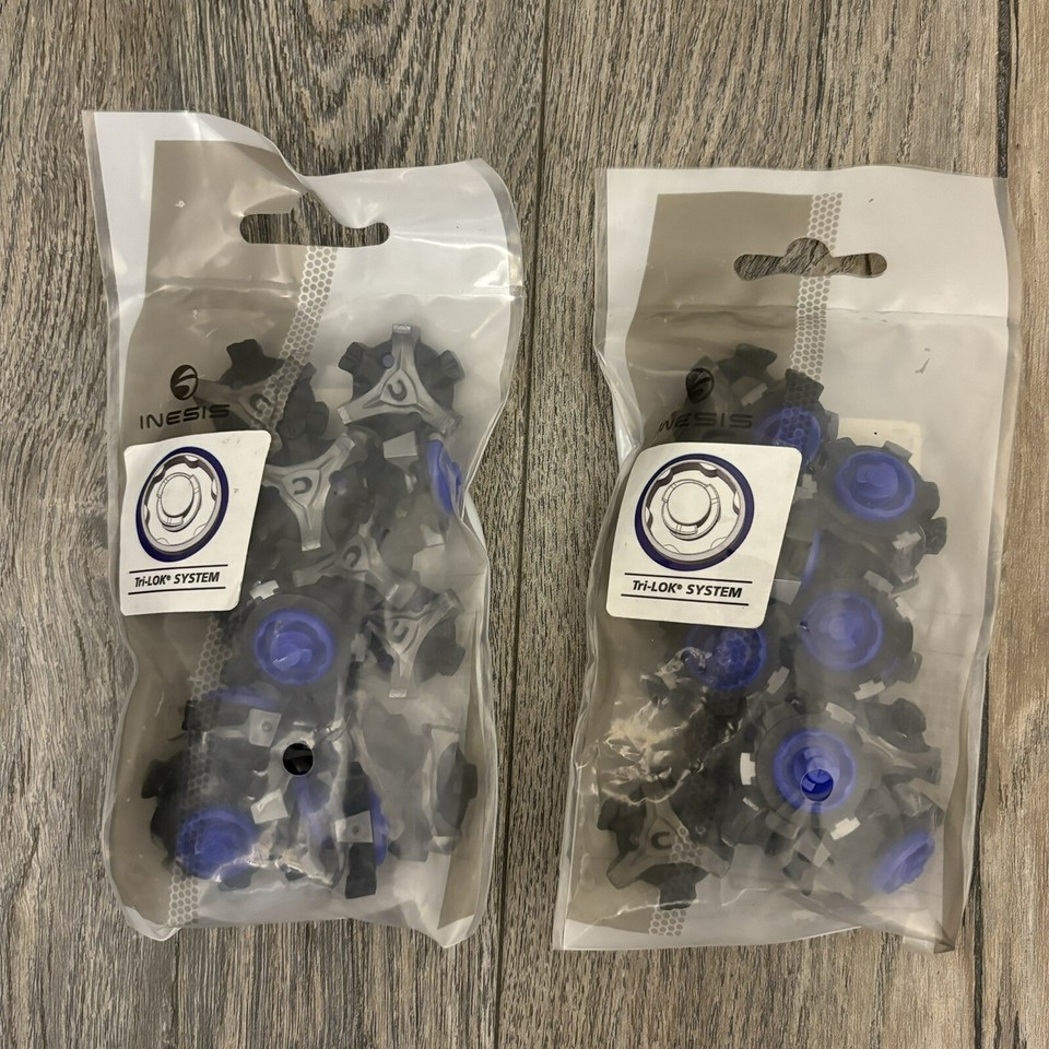 Decathlon Inesis Tri Lok Golf Shoes Spikes 36 Pieces Total | eBay