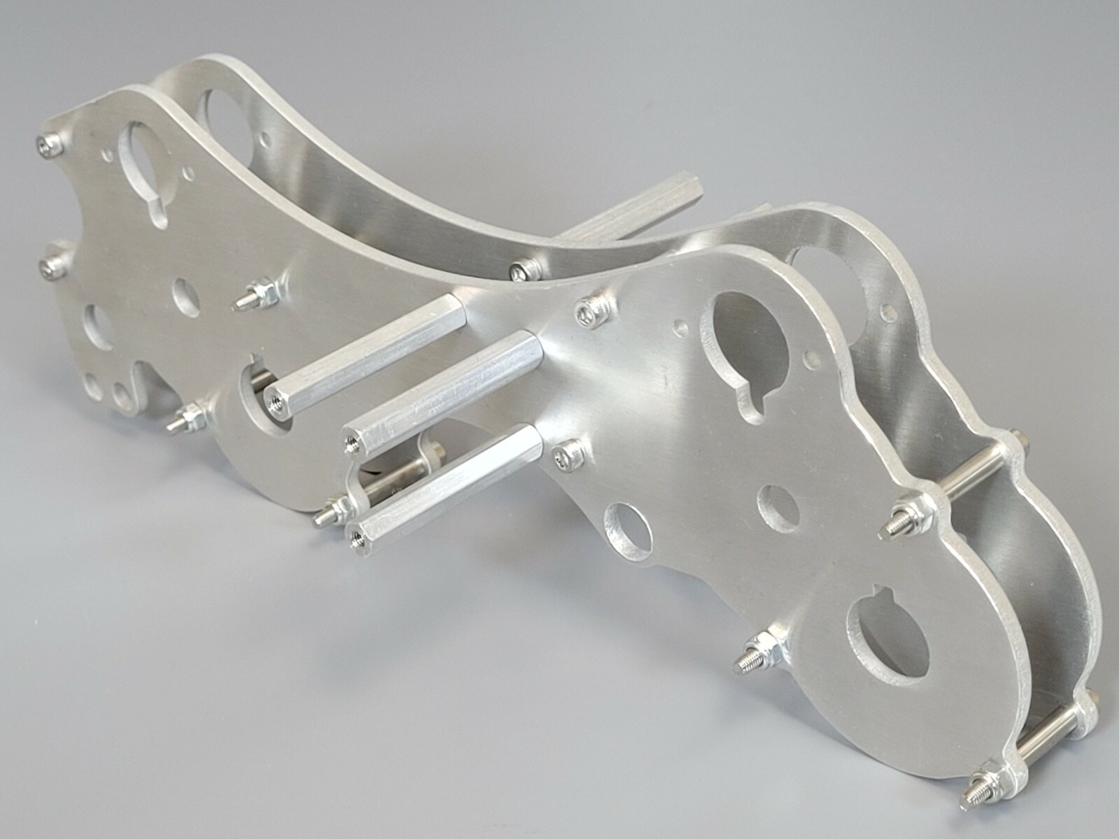 Custom Aluminum Double Gear Box Frame Bracket Tamiya Blackfoot Monster ...