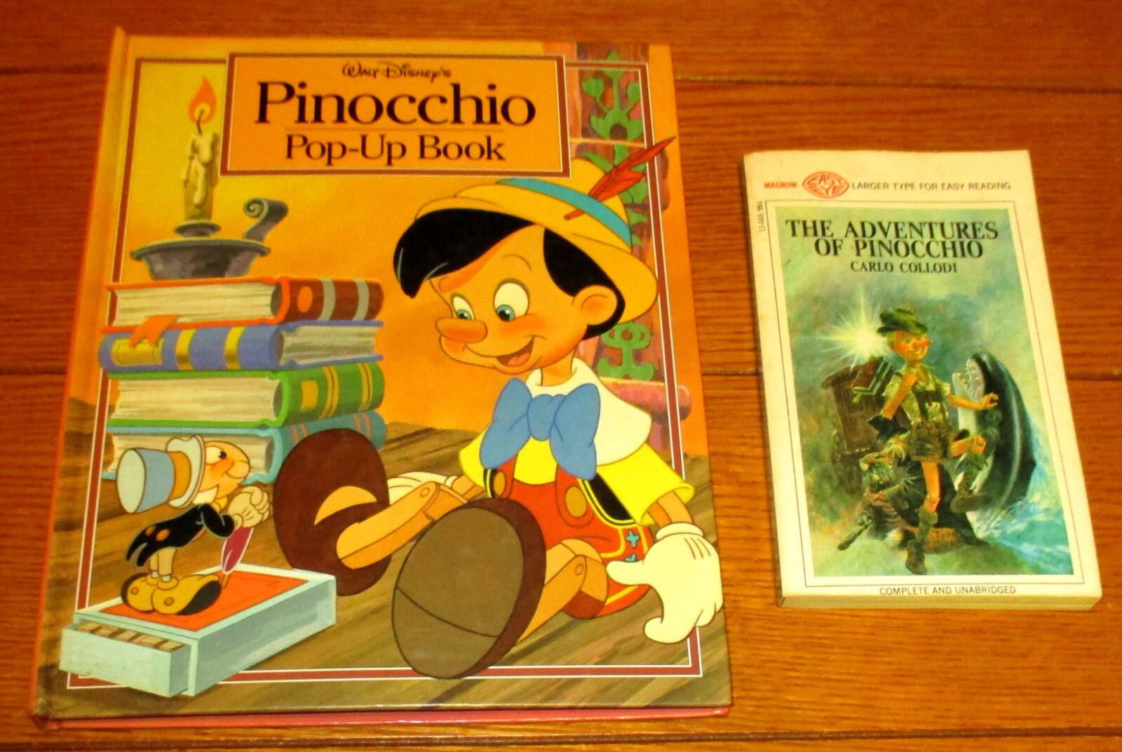 1968 The Adventures of Pinocchio & 1 992 Walt Disney's Pinocchio Pop-Up ...