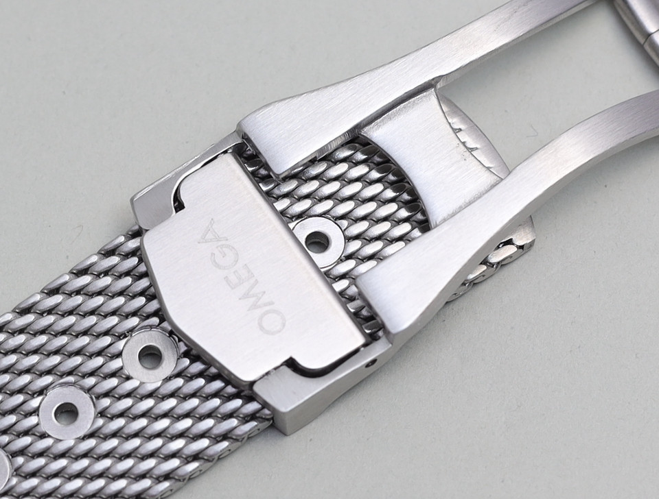 New For OMEGA Watch Mesh Strap Milanese Steel Bracelet SeaMaster ...