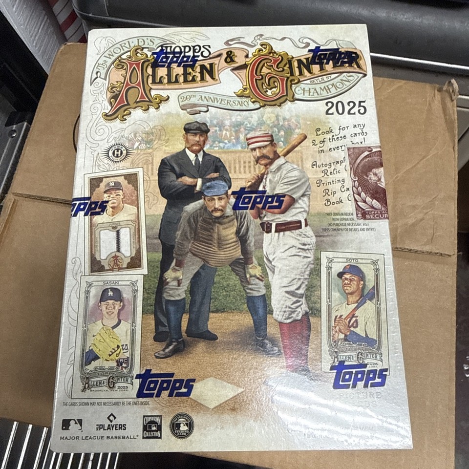 2025 Topps Allen & Ginter Baseball Hobby Box Sealed - Ships Fast! | eBay